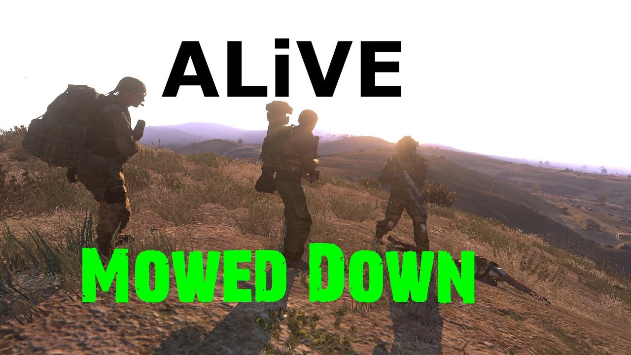 ARMA 3 ALiVE - Mowed Down - YouTube