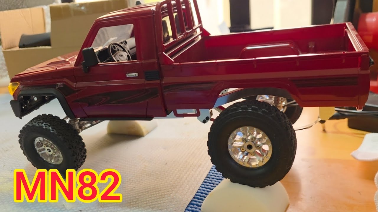 I upgraded my MN82 chassis in to Aluminium chassis!!! #rccar #rctruck # ...