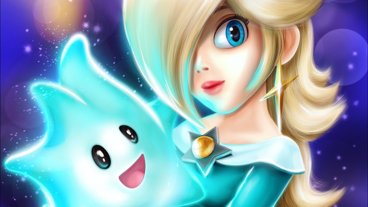 I'm Drawing Princess Rosalina & Lumalee from Super Mario Galaxy # ...