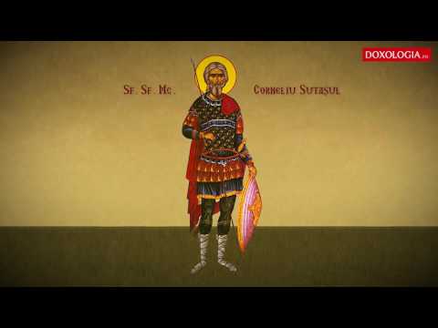 Tropar - Sfantul Sf. Mc. Corneliu Sutasul, glas 4 (13 Septembrie) - Otilia SIMERIA