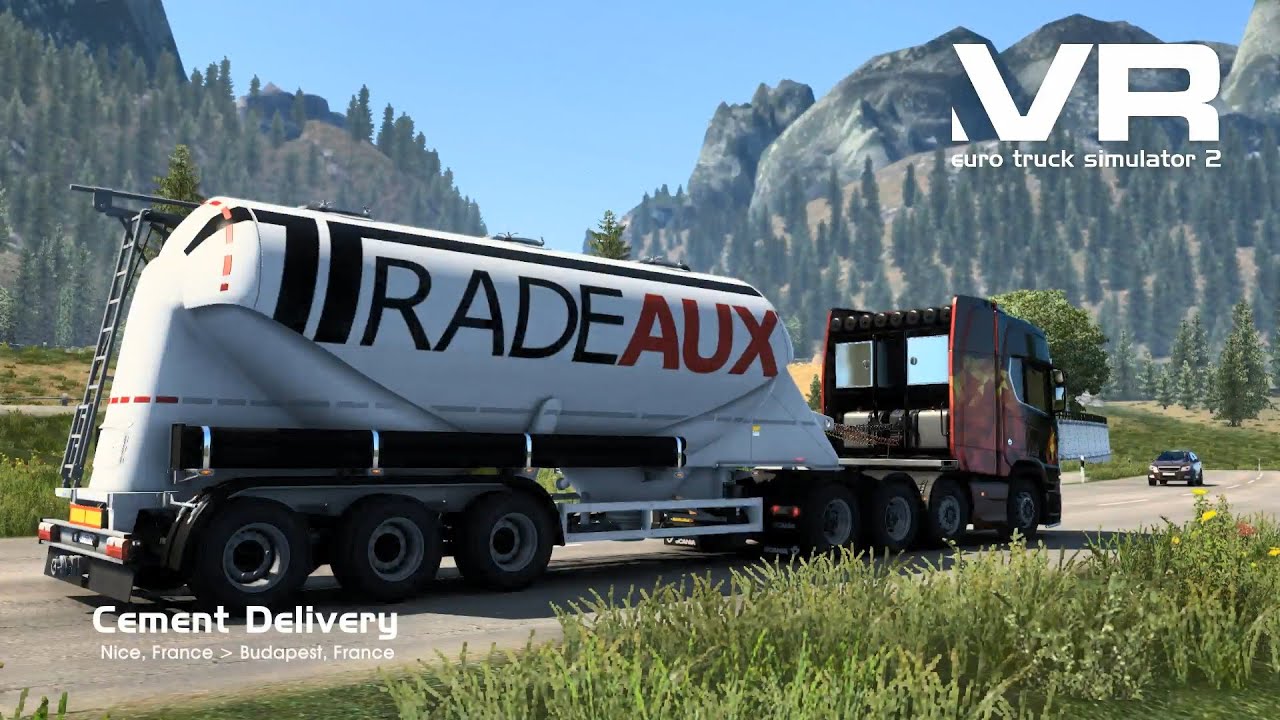 ETS2 VR - Long epic drive from Nice, France to Budapest, Hungary | Euro ...