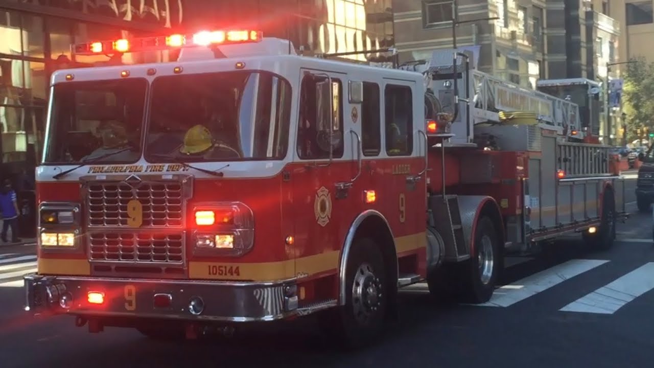 PFD Ladder 9 and Squrt 43 Responding - YouTube
