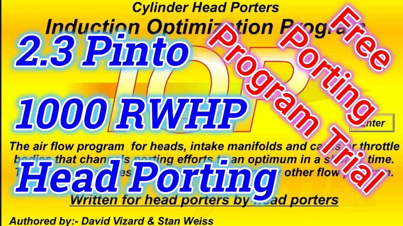 Target 1000 WHP -Hi-tech Ford 2.3 Lima Pinto/Mustang turbo head mods ...