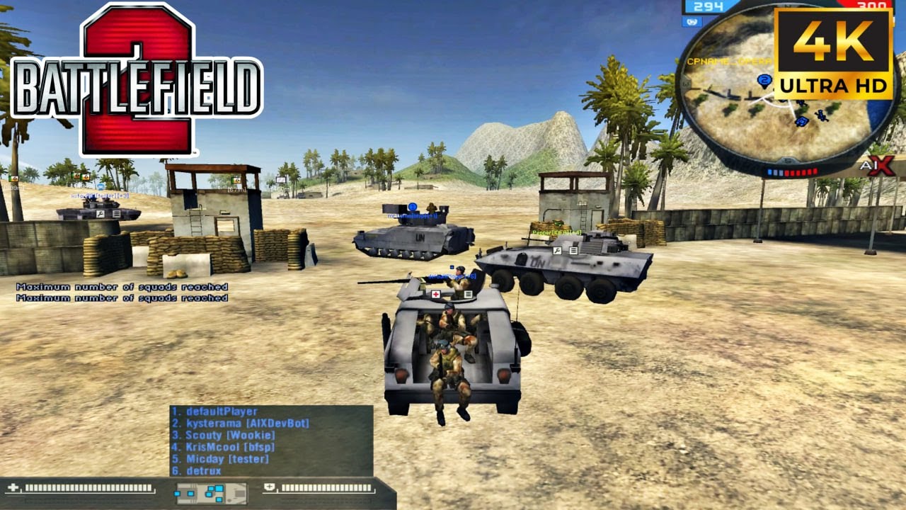 Battlefield 2 (2005) AIX Mod 70 vs 70 Full 4K gameplay - YouTube