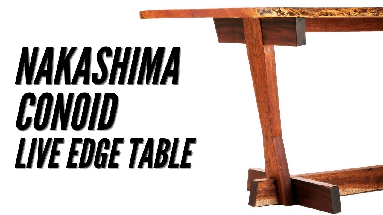 Nakashima Conoid Table: A Masterpiece Of Japanese Woodworking - YouTube