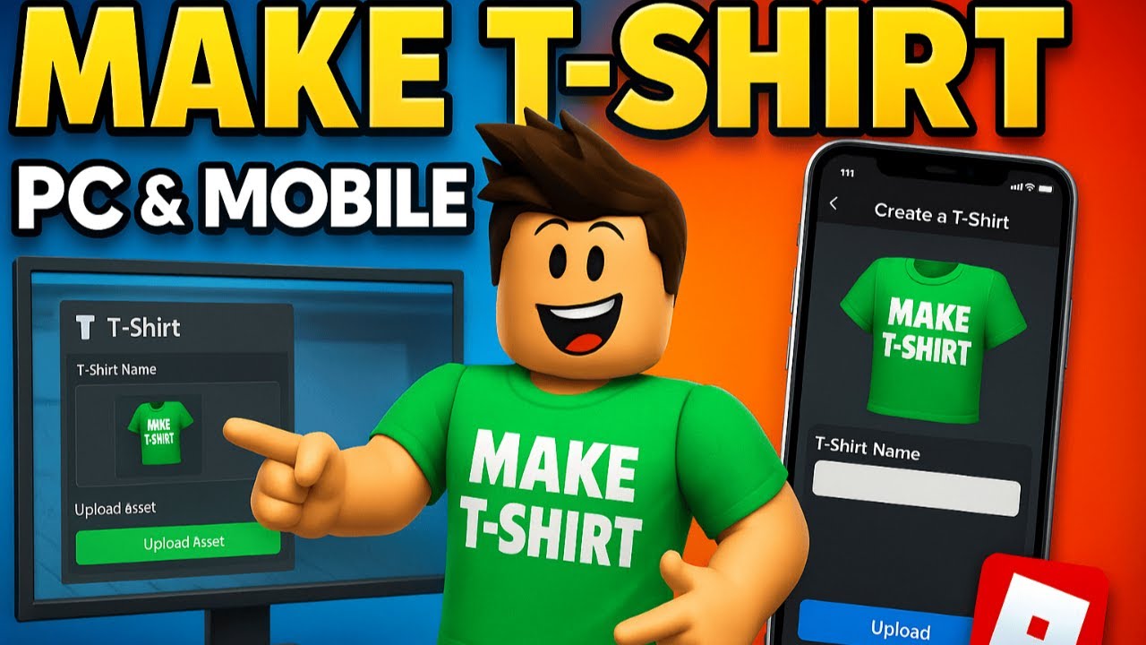 How to Make T Shirt in Roblox in PC & Mobile 2025 (Fast & Easy Guide ...