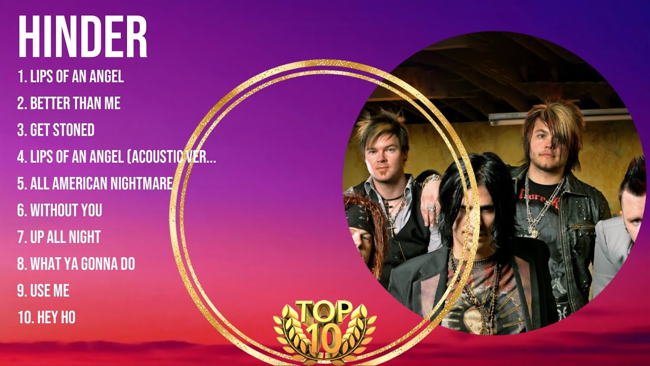 Hinder Greatest Hits 2024Collection - Top 10 Hits Playlist Of All Time ...