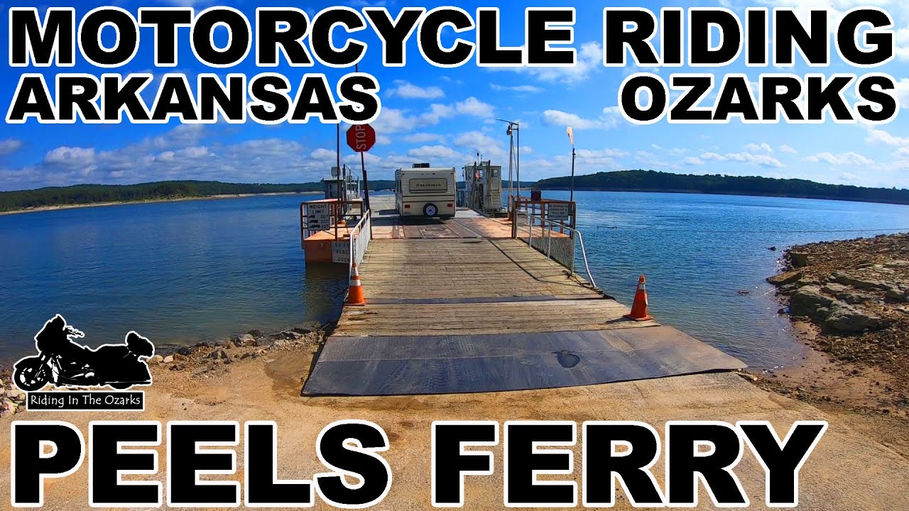 Riding HARLEY DAVIDSON MOTORCYCLES in the Arkansas OZARKS | Peels Ferry ...