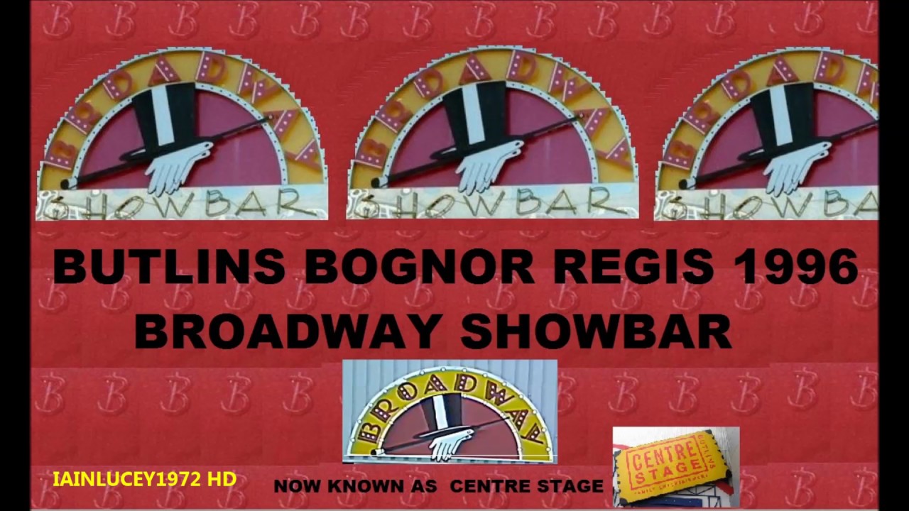 BUTLINS BOGNOR REGIS 1996 BROADWAY SHOWBAR now known as BUTLINS CENTRE ...