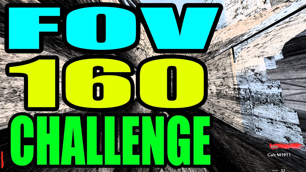 WHAT IS THIS!?!? FOV 160 CHALLENGE | COD World at War Zombies - YouTube