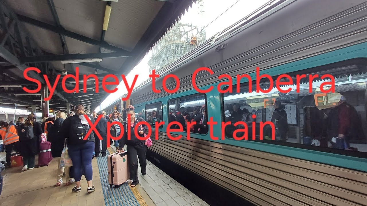 Canberra Xplorer from Sydney: Economy class Australia 🇦🇺 12.11pm train ...