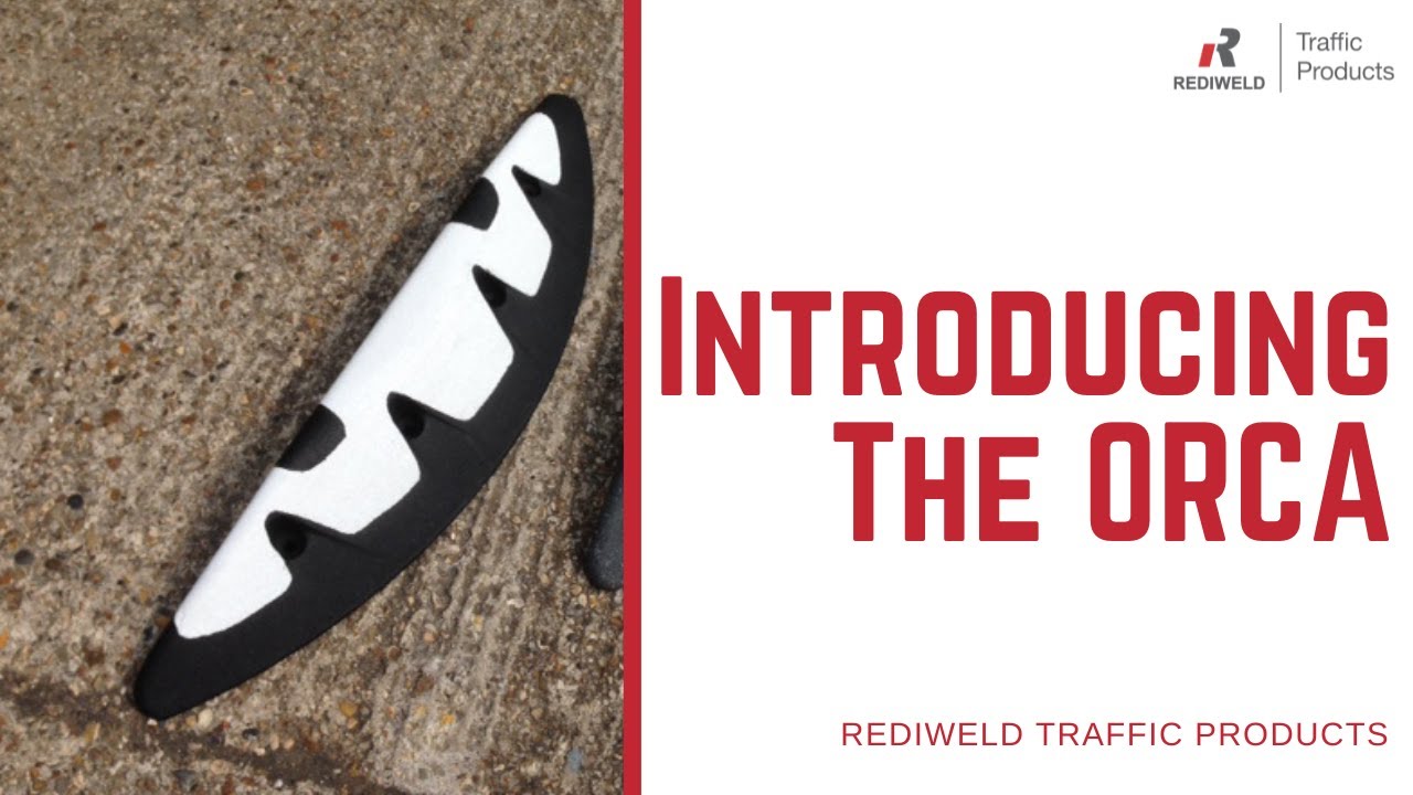 "New" Cycle Lane Protector "ORCA" | Rediweld Traffic - YouTube