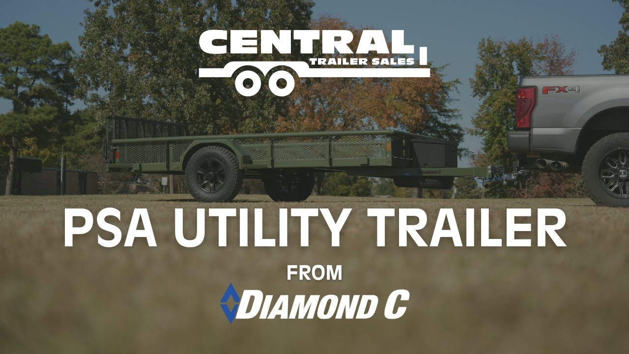 Diamond C Utility Trailer - YouTube