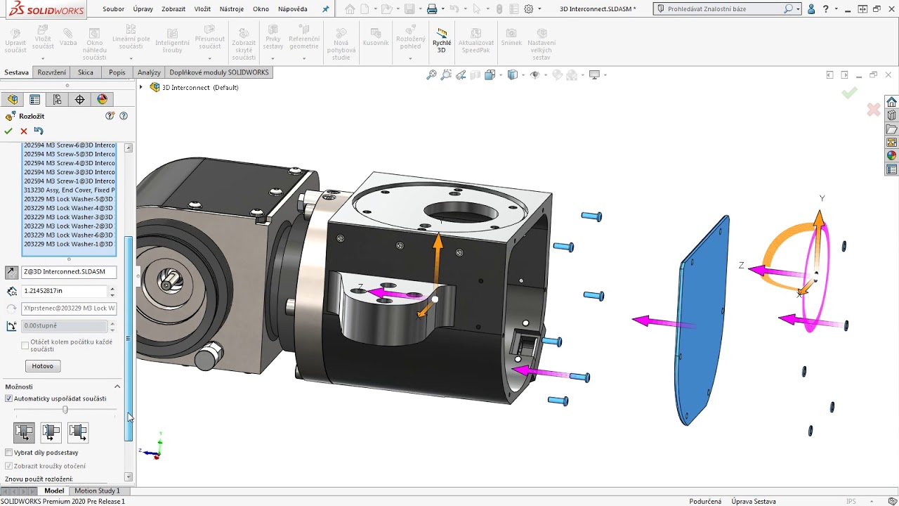 SOLIDWORKS 2020 Automaticke rozlozeni pohledu - YouTube