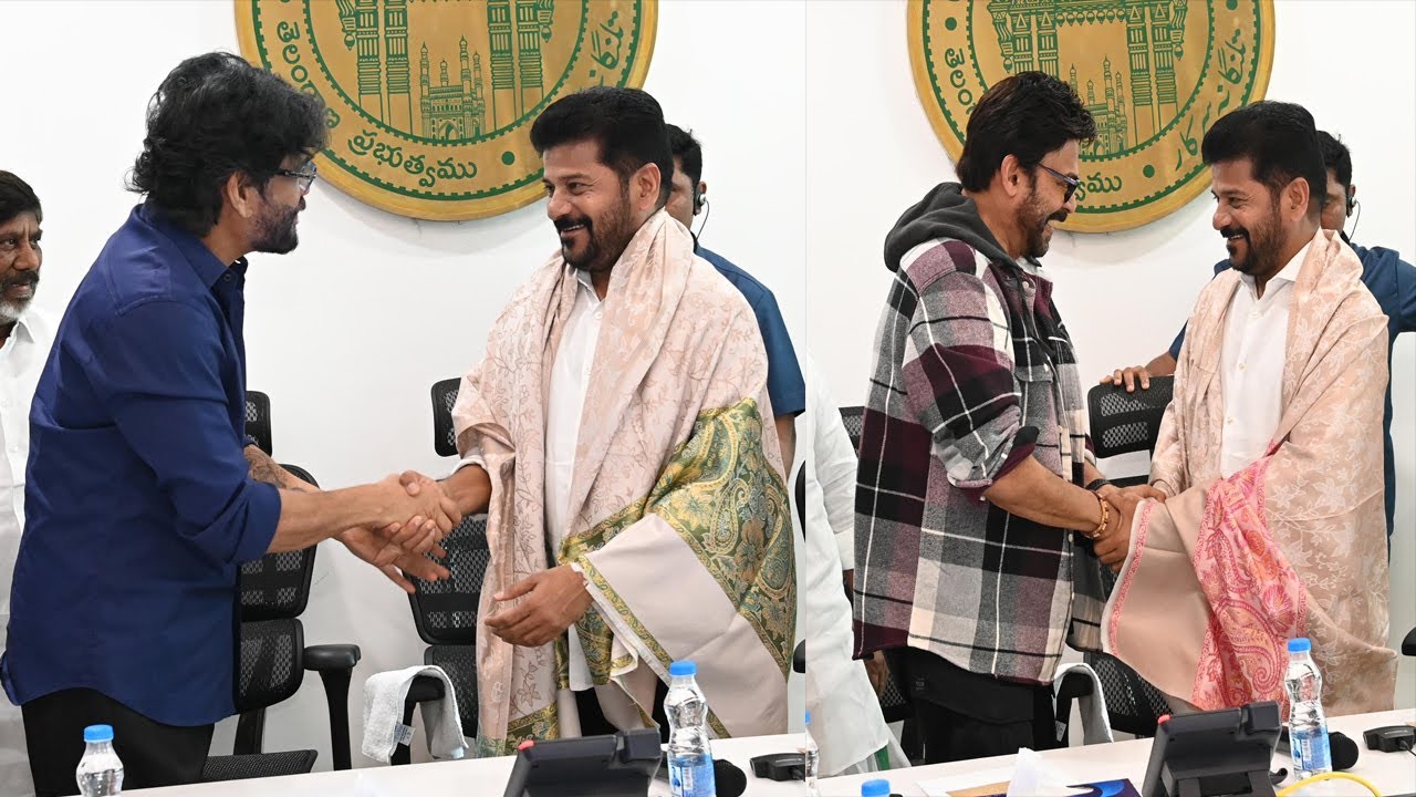 Venkatesh And Nagarjuna Meets Cm Revanth Reddy | Tollywood Celebrities ...