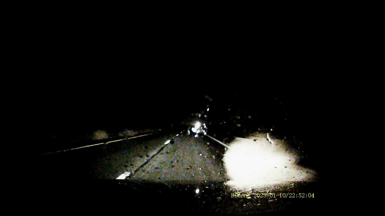 Dashcam: Large tumbleweed pops into road late at night. I-17, Flagstaff ...