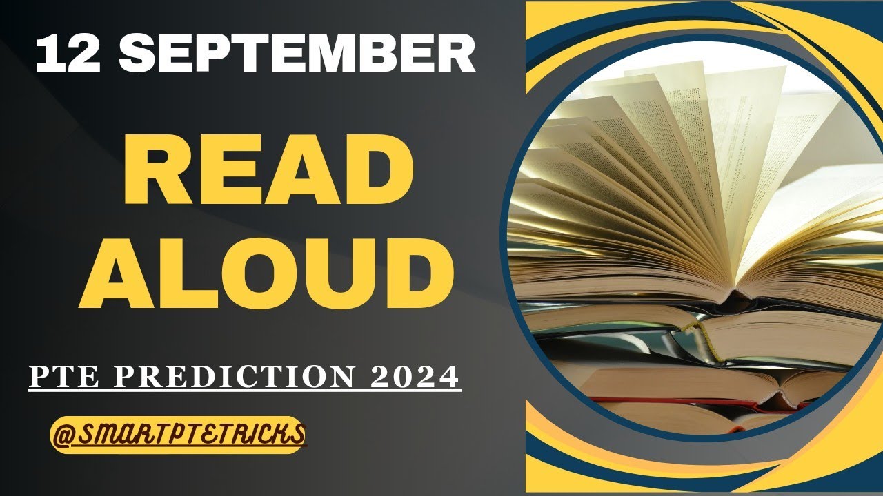 PTE READ ALOUD 2024 - MOST REPEATED IN EXAMS PREDICTION - YouTube