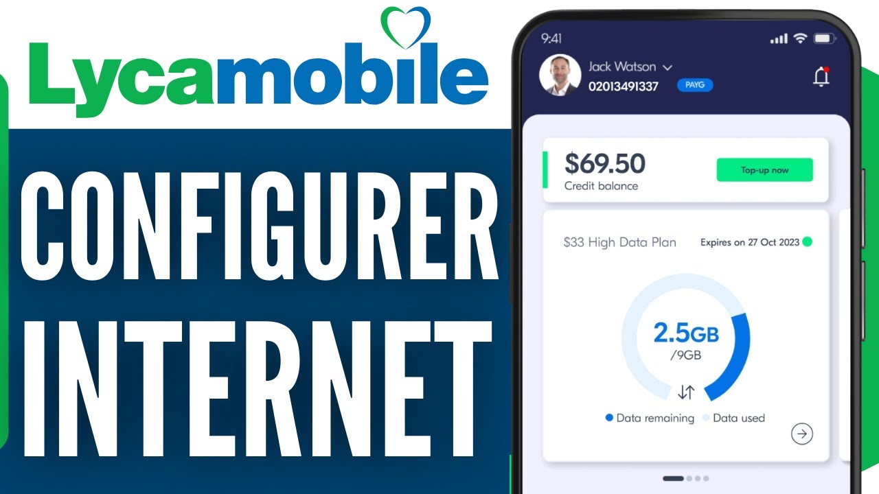 Comment Configurer Lycamobile Internet ( En 2025 ) - YouTube
