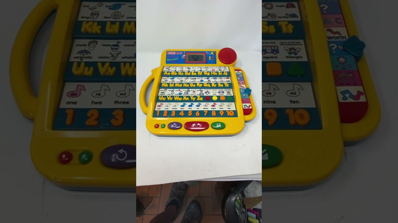 Vtech picture desk - YouTube