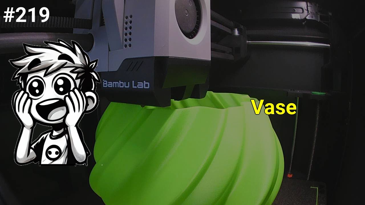 Vase 3D Printed at Record Speed – Bambu Lab P1S Timelapse! - YouTube