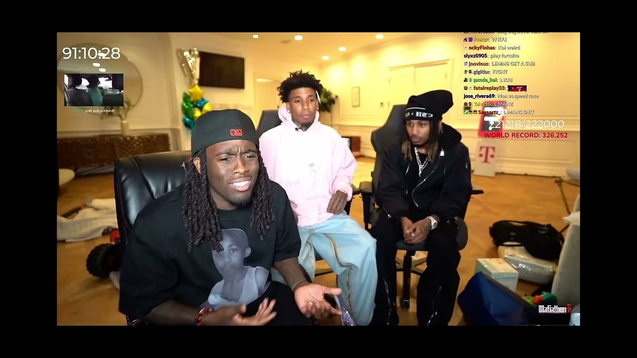 Kai Cenat’s Fight DDG For Acting Tuff In Front Of NLE Choppa. 😭 - YouTube