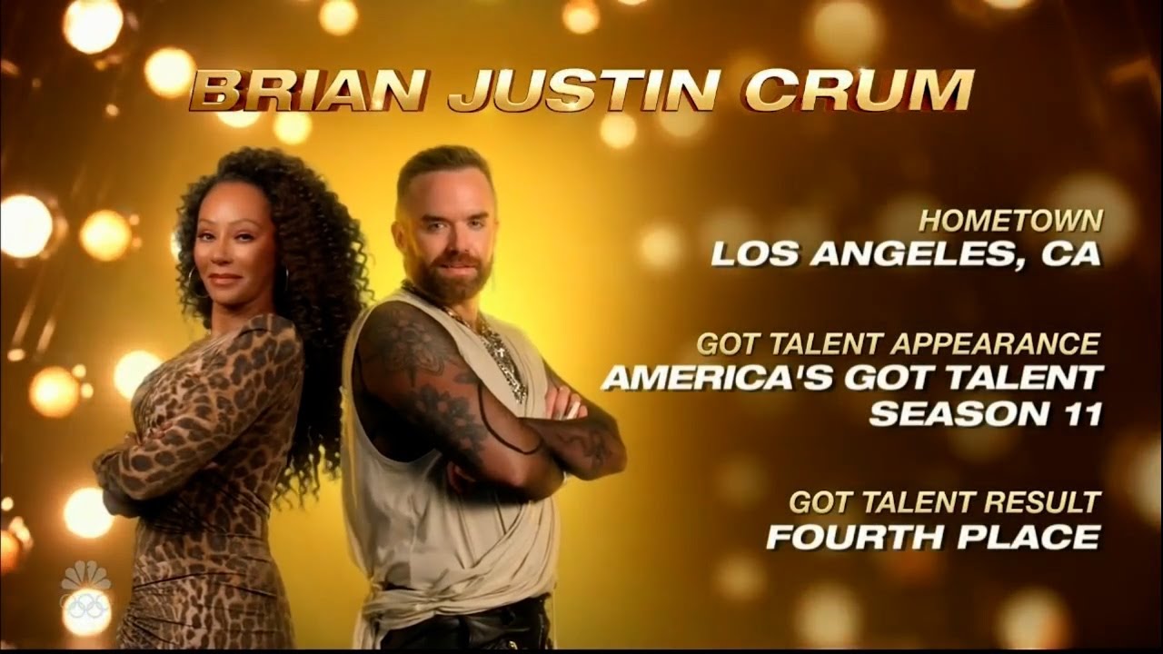 Brian Justin Crum Full Performance & Intro | Qualifiers Week 4 America ...