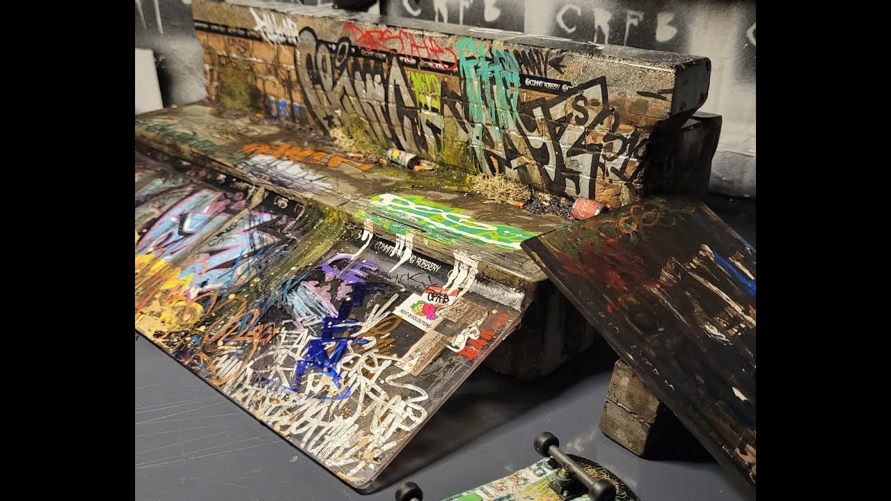 Custom #fingerboard Obstacle Build #1 - CRFB - YouTube