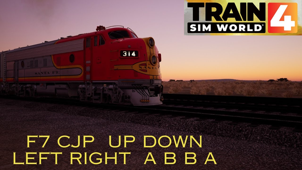 Train sim world 4 #train F7 CJP Barstow Yard West - YouTube