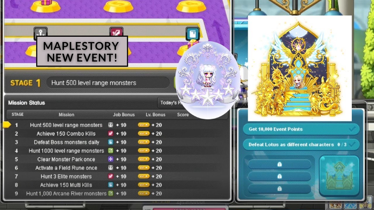 Maplestory - Tactical Relay ver 3 (new event) - YouTube
