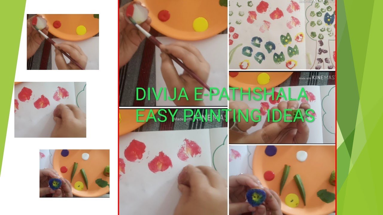 DIVIJA E PATHSHALA EASY PAINTING IDEAS FOR KIDS - YouTube