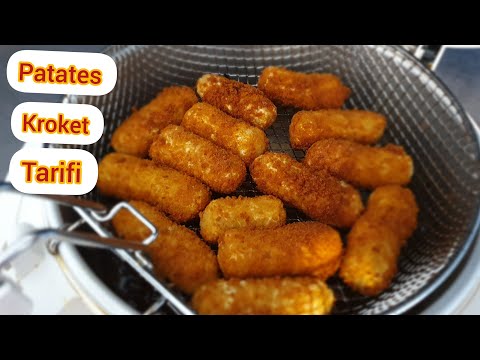 EVDE EN KOLAY PATATES KROKET YAPIMI 💯KROKET TARİFİ ✅KOLAY VE PRATİK TARİFLER
