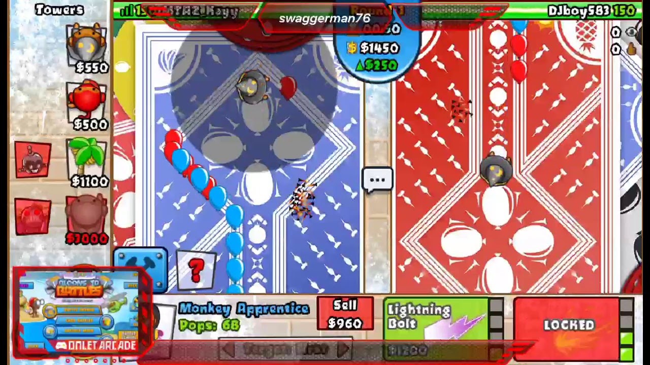 Watch me play Bloons TD Battles via Omlet Arcade! - YouTube