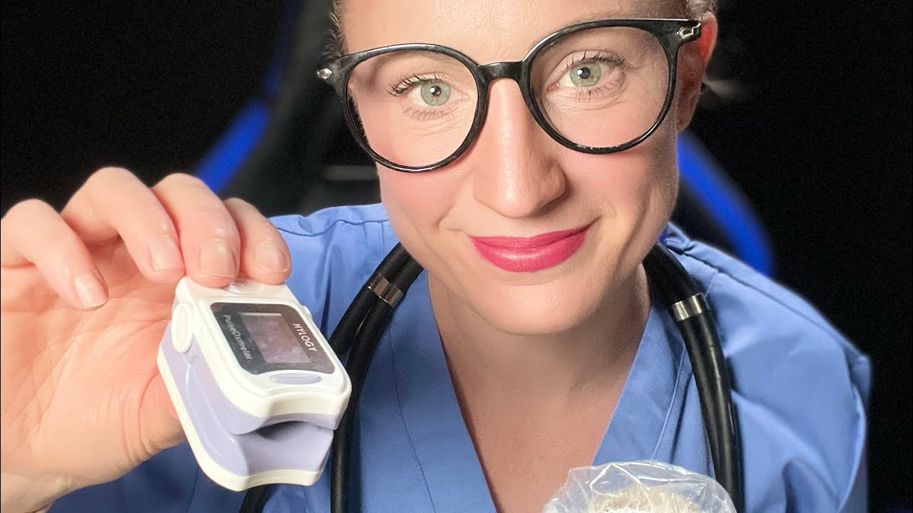 👩🏻‍⚕️ ASMR Sleep Doctor medical roleplay physical eye exam personal ...