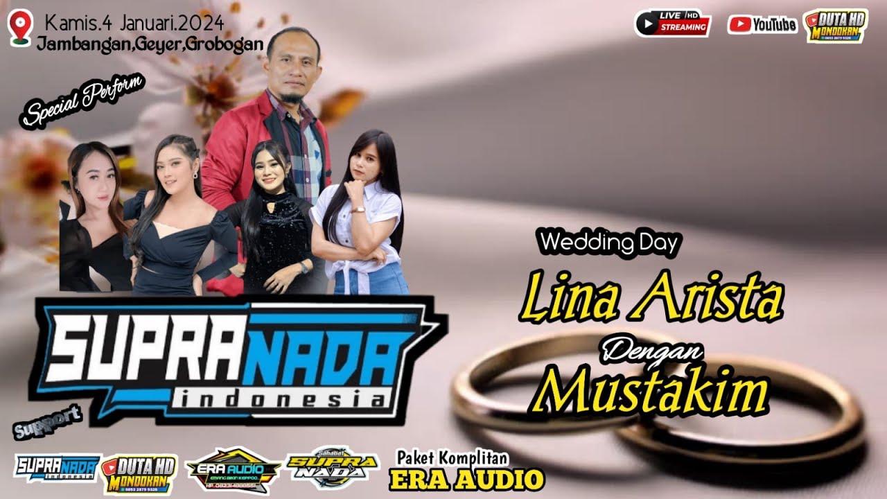 Live Om SUPRA NADA//ERA AUDIO//TIARA LIGHTING//DUTA HD MONDOKAN ...