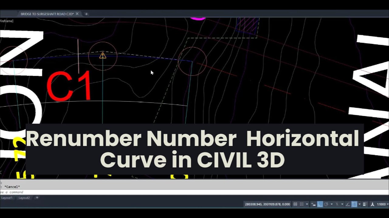 Renumber Horizontal Curve In Civil 3D YouTube Renumber Horizontal Curve In Civil 3D YouTube