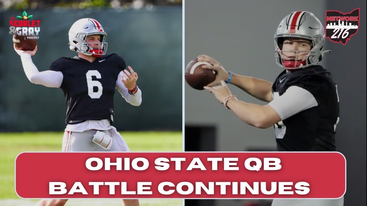 Ohio State QB Battle Continues - YouTube