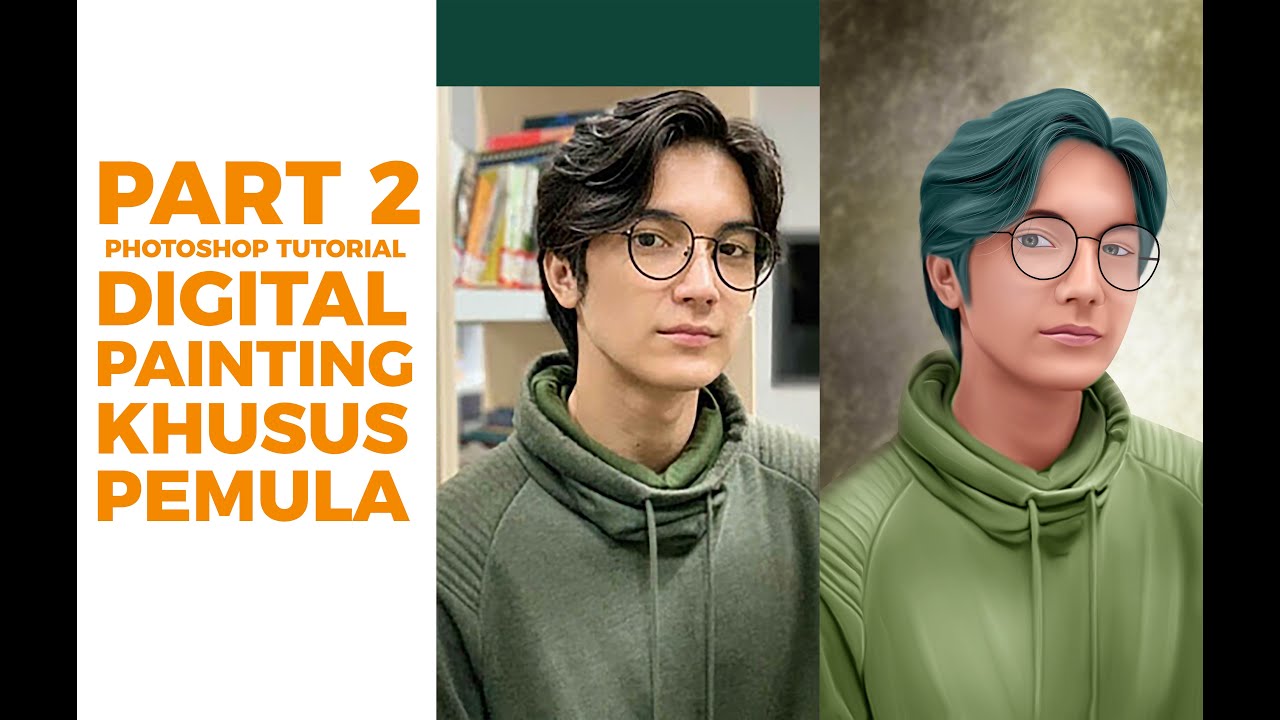 PART 2 PHOTOSHOP TUTORIAL DIGITAL PAINTING TUTORIAL FOR BEGINNER - YouTube