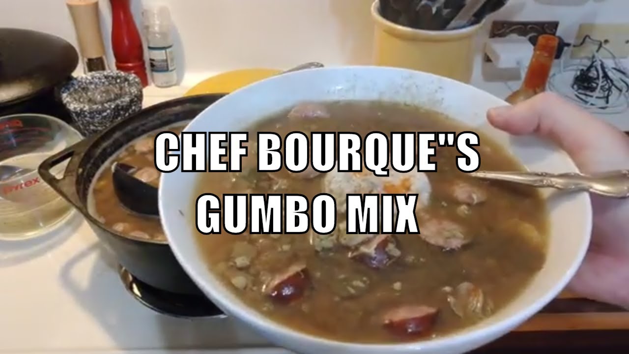 Chef Bourque's Gumbo Mix - YouTube
