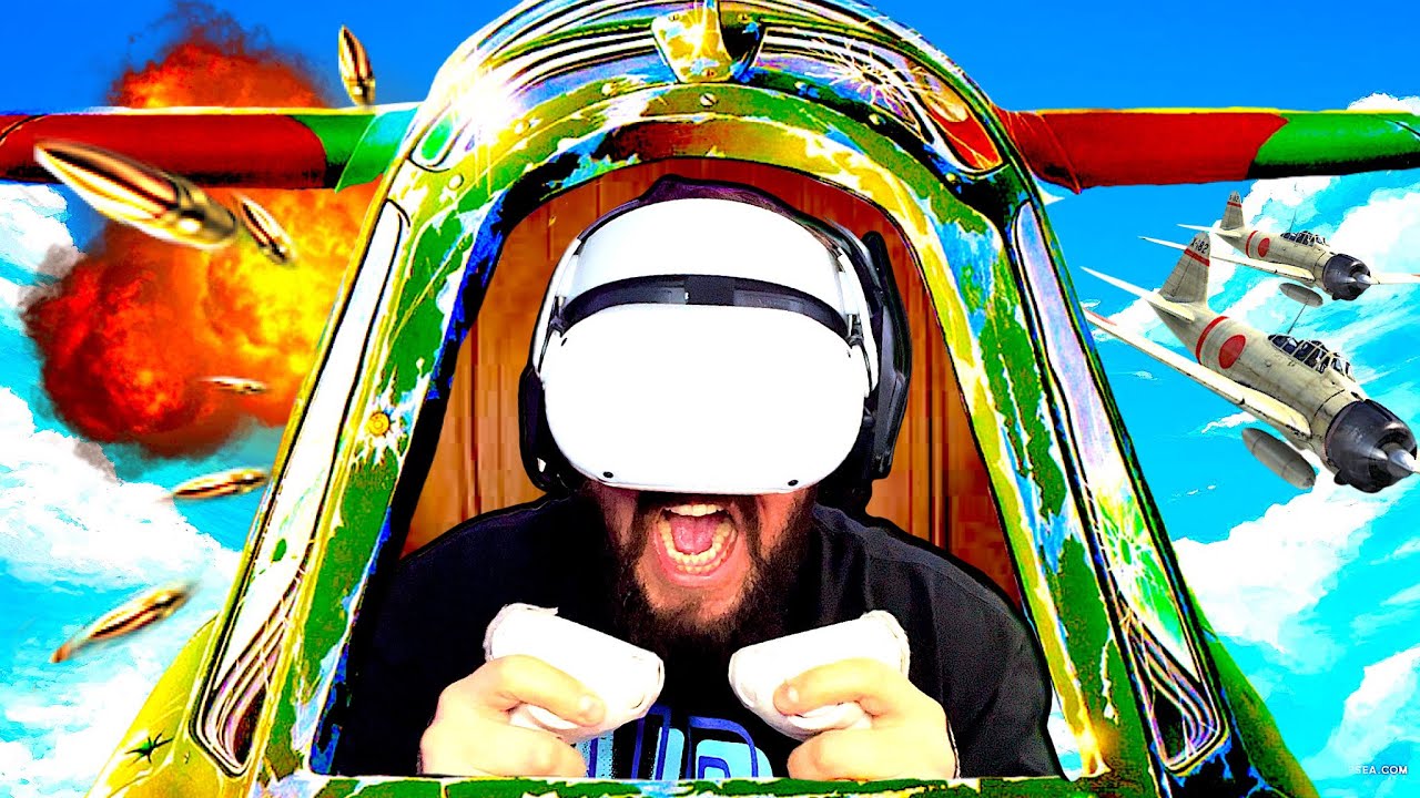 I'm a WW2 VR Fighter Pilot!! Warplanes Battles over Pacific on Quest 2 ...