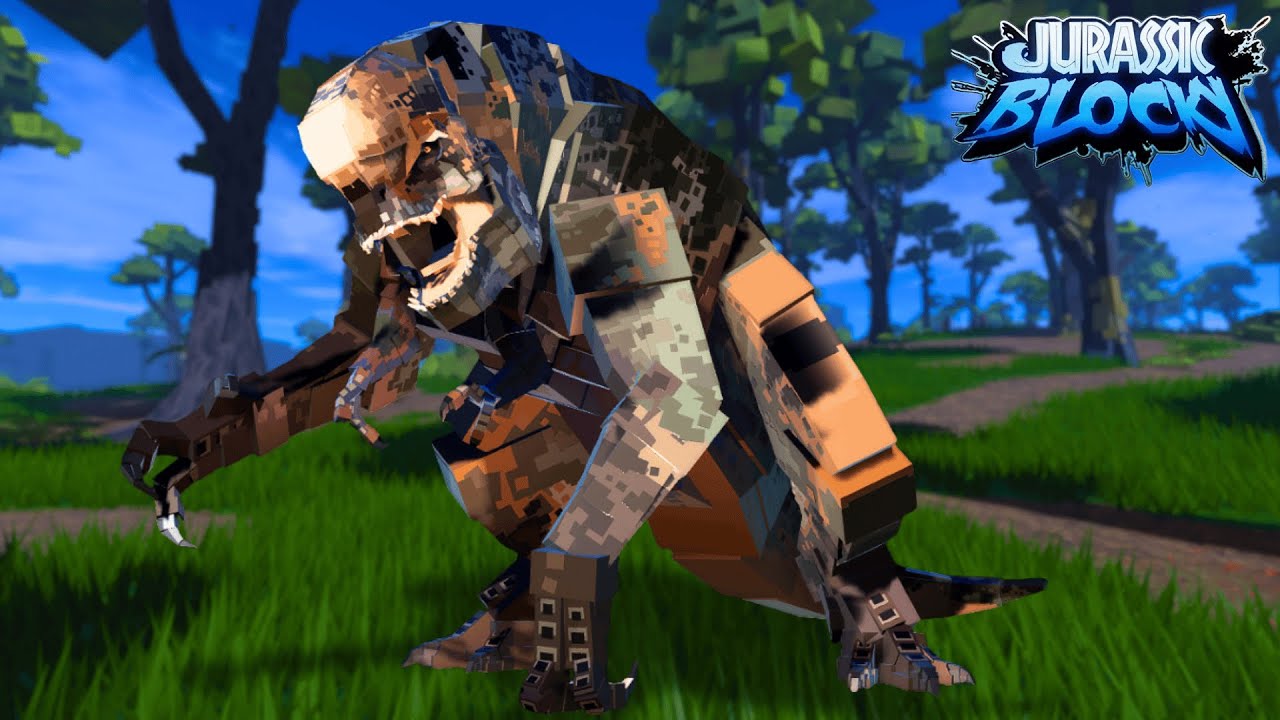 NOVO D-REX DE JURASSIC BLOCKY REVELADO! ELE É PERFEITO!! | ROBLOX - YouTube