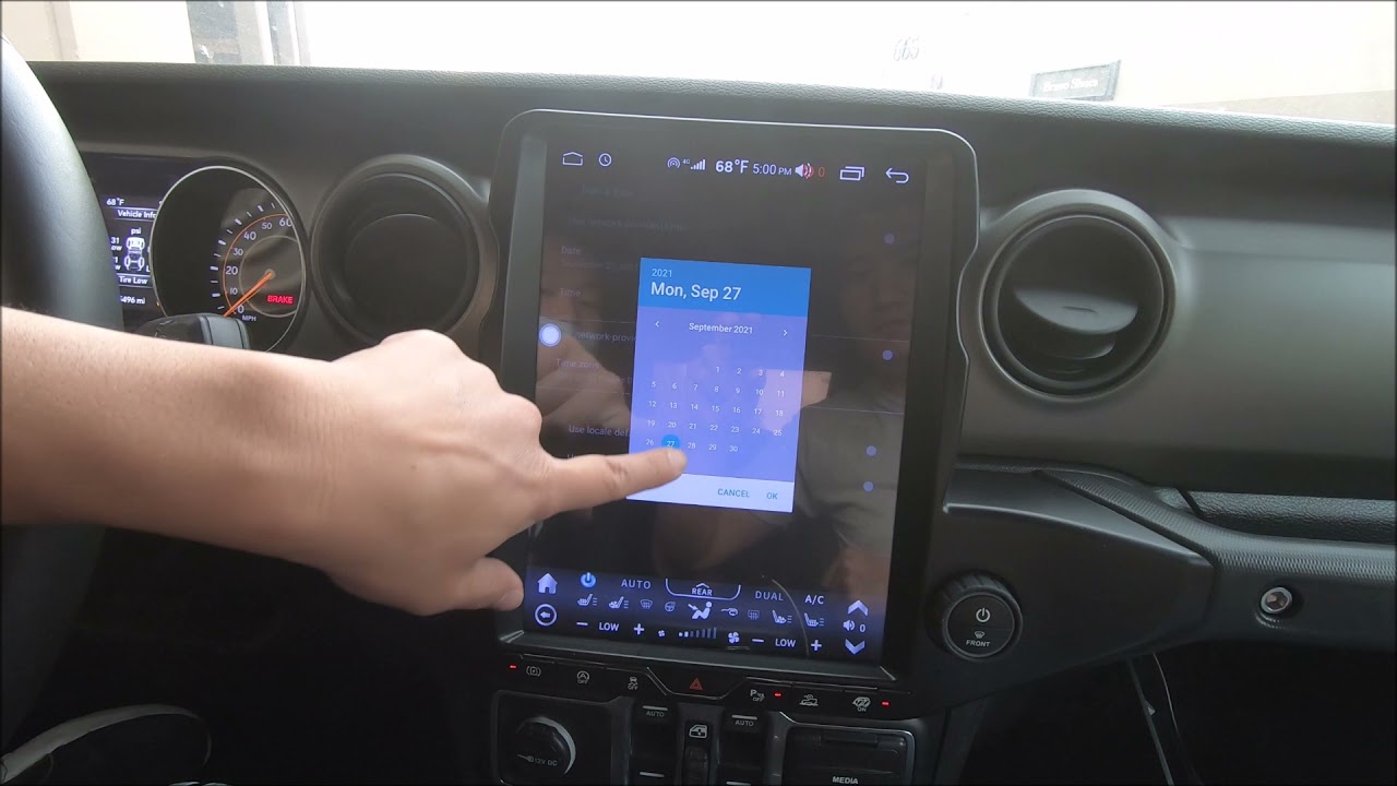 How to set time for Sc7862 Android 10 head units - YouTube