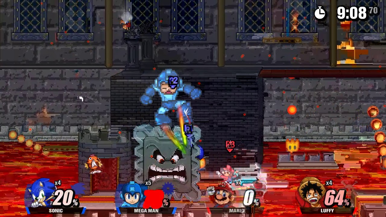 Mario VS Sonic!(Super Smash Flash 2) - YouTube