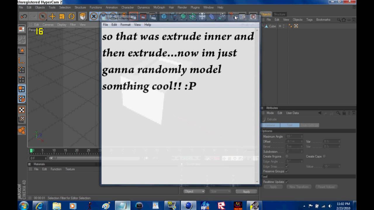 Cinema 4D Block Modeling Tutorial - YouTube
