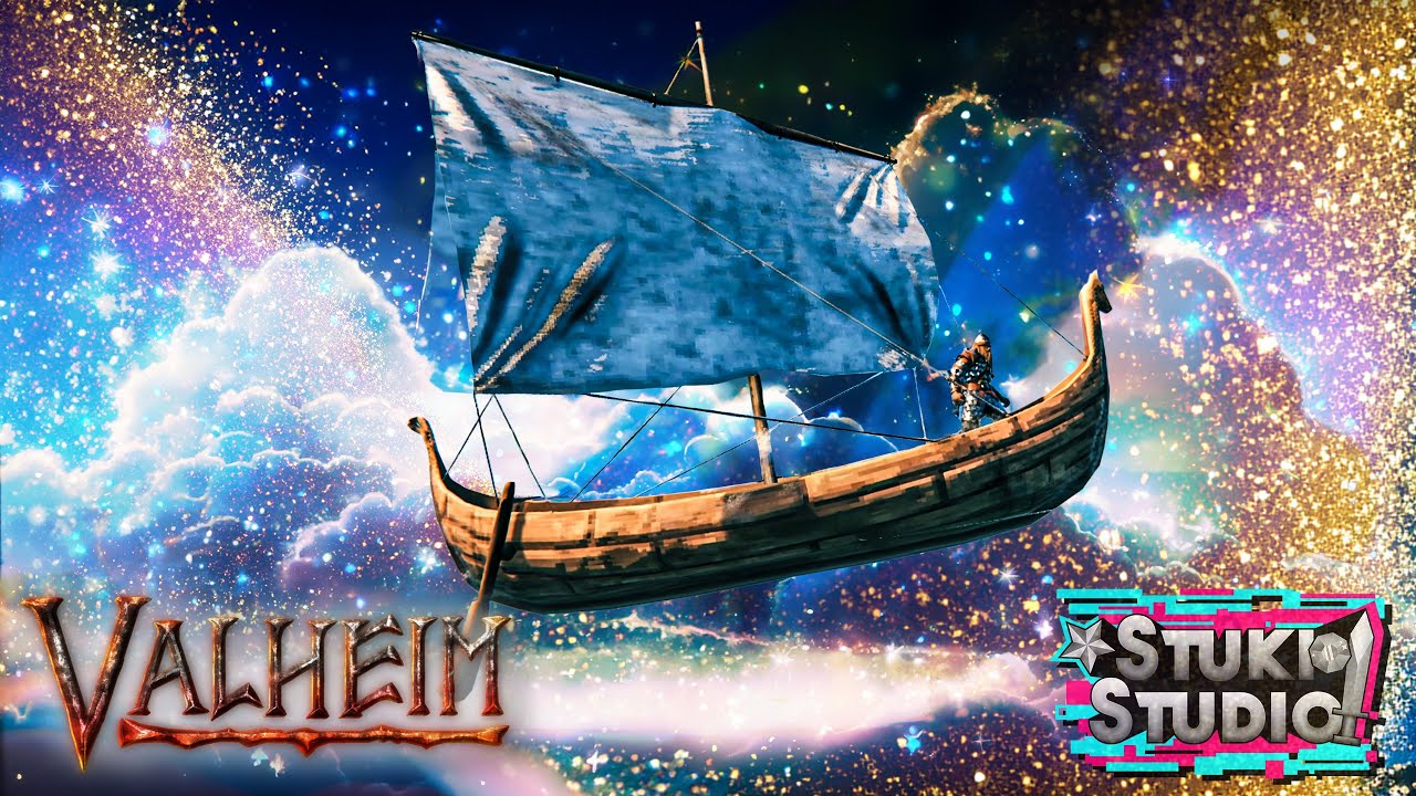 Valheim - We Built a FLYING Ship?! - Ep4 - YouTube