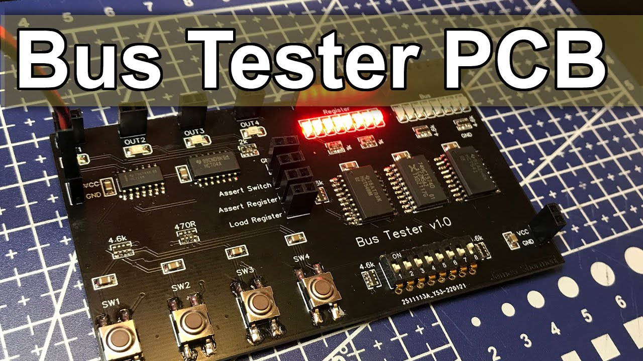 Bus Tester PCB – Full Design and Build - YouTube