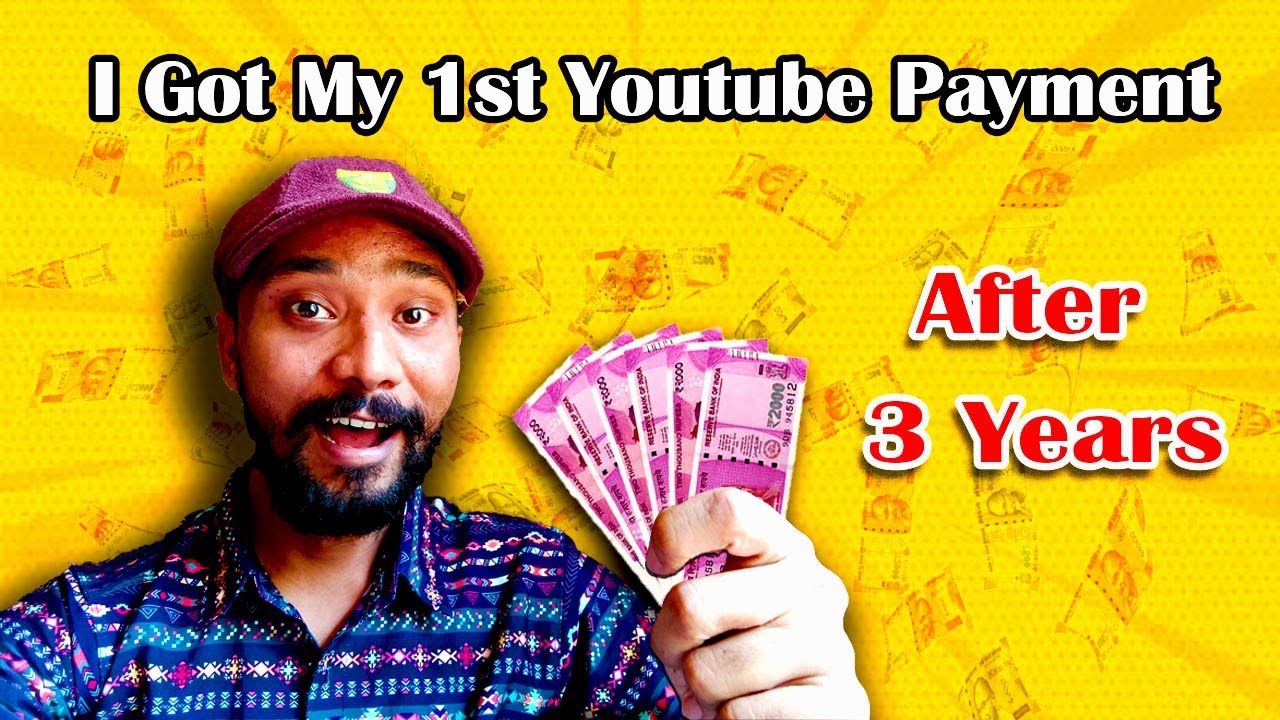 I Got My 1st Youtube Payment after 3 Years | Sharing My Earnings ...