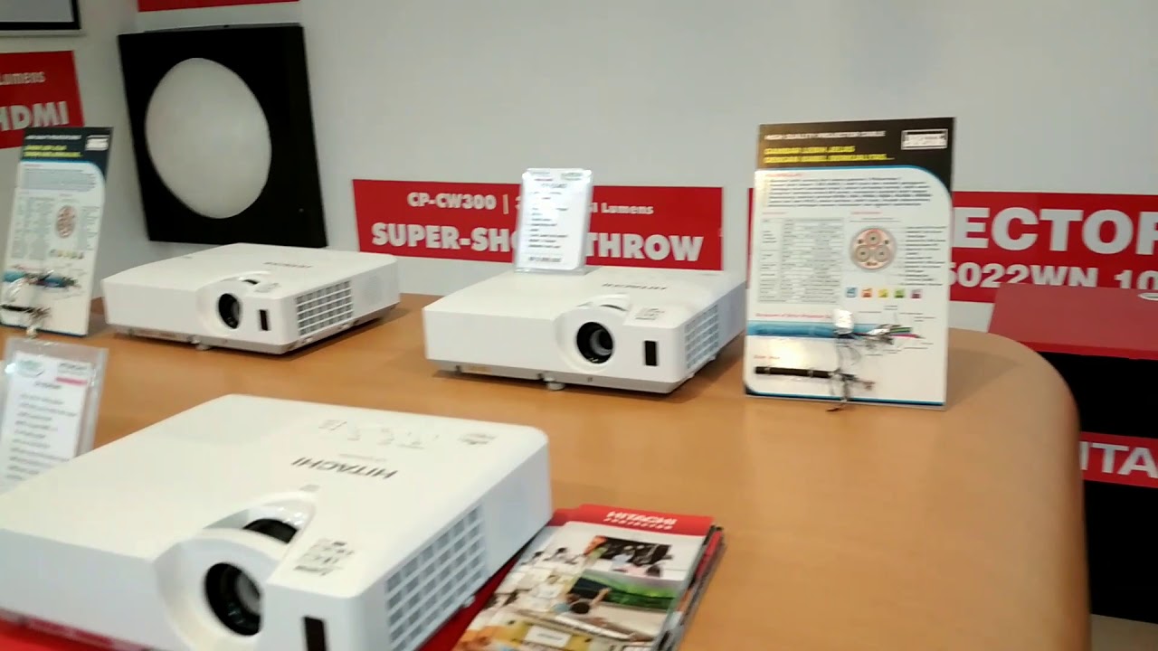 Beli Proyektor Hitachi di MDP store Palembang - YouTube