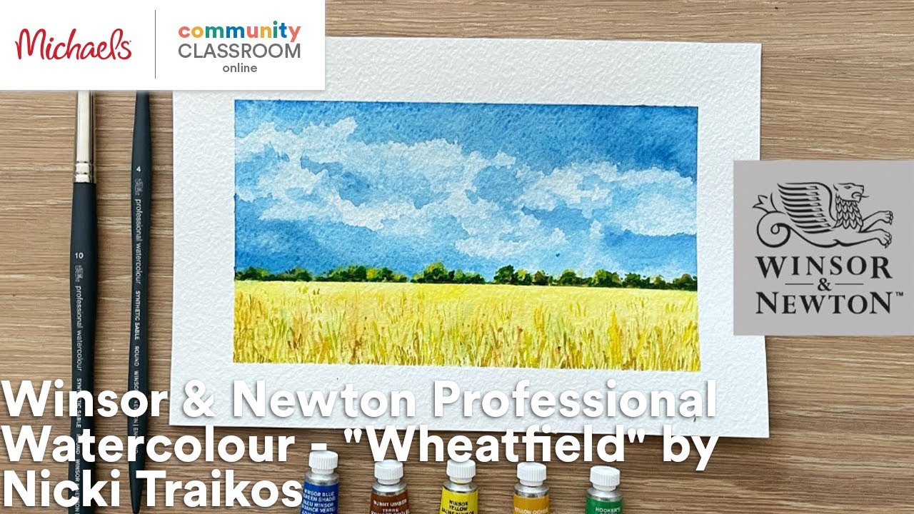 Online Class: Winsor & Newton Professional Watercolour - "Wheatfield ...