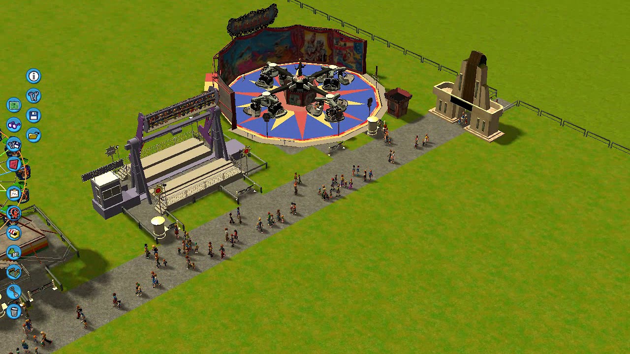 Rollercoaster tycoon 3 fun fair!! - YouTube