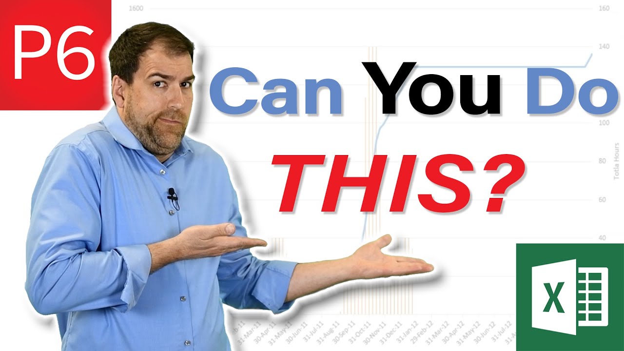 Graphing P6 S-Curves in EXCEL - YouTube